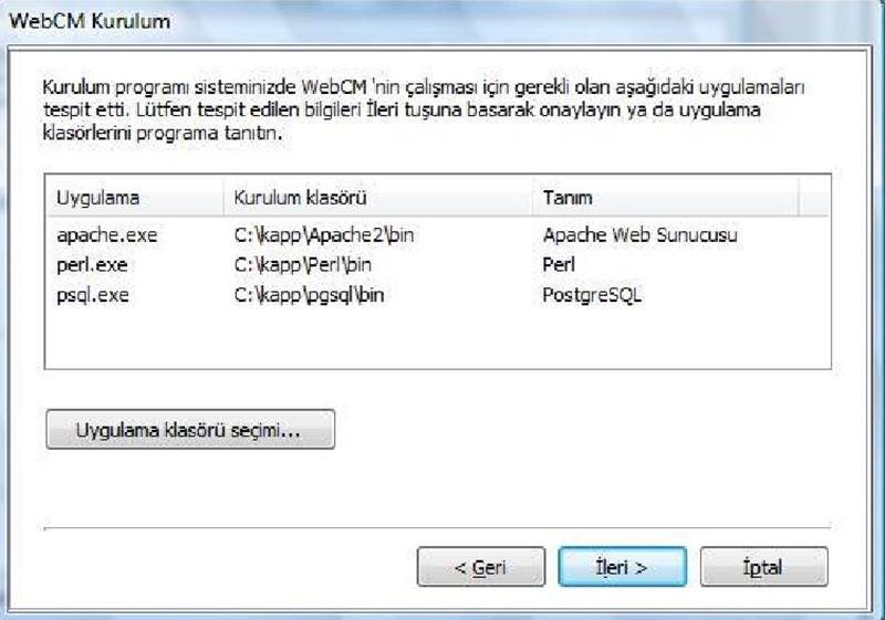 Telesis Wiki | Main / WebcmKurulum